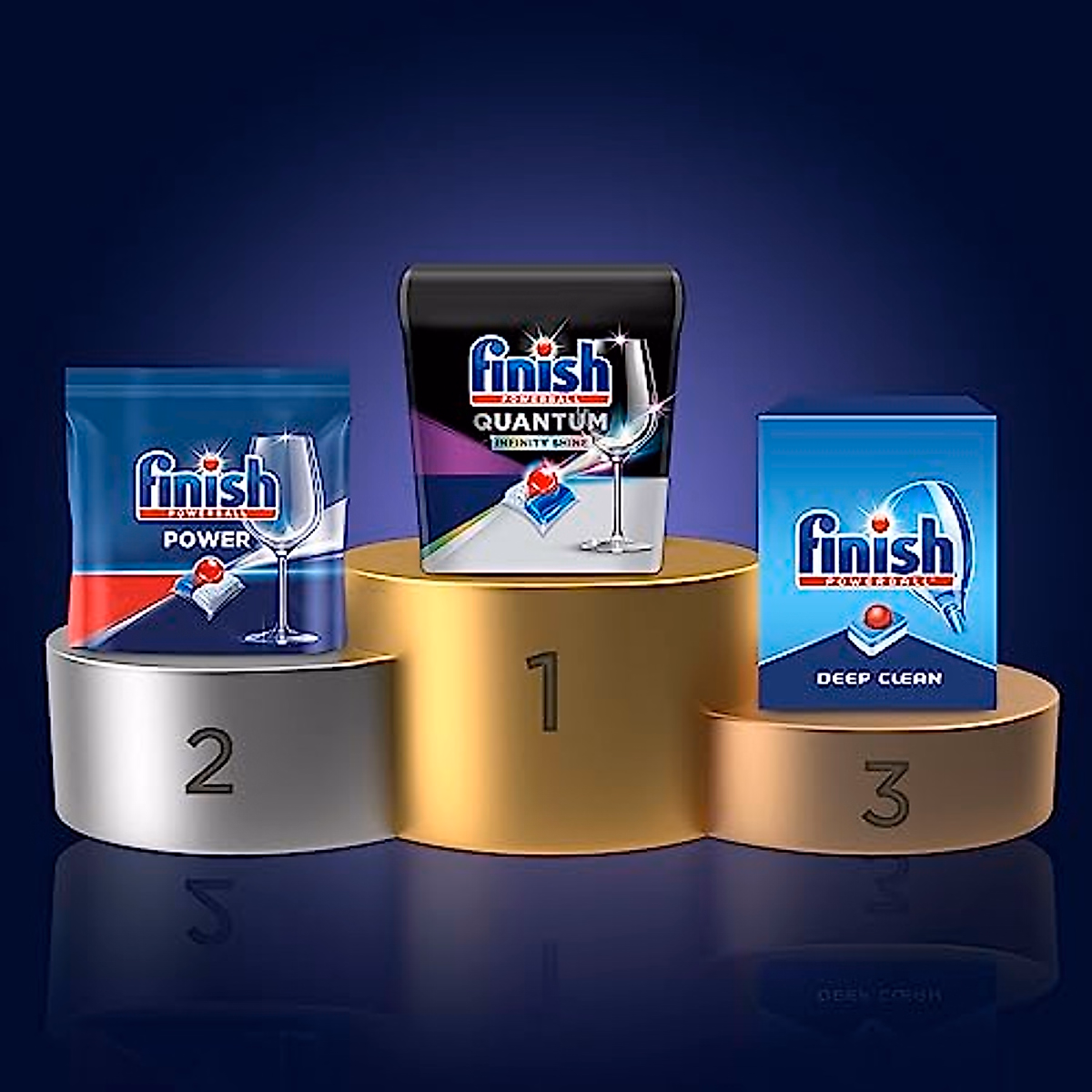 Finish Quantum Infinity Shine - 70 Count - Dishwasher Detergent - Powerball - Our Best Ever Clean and Shine - Dishwashing Tablets - Dish Tabs (Packaging May Vary)