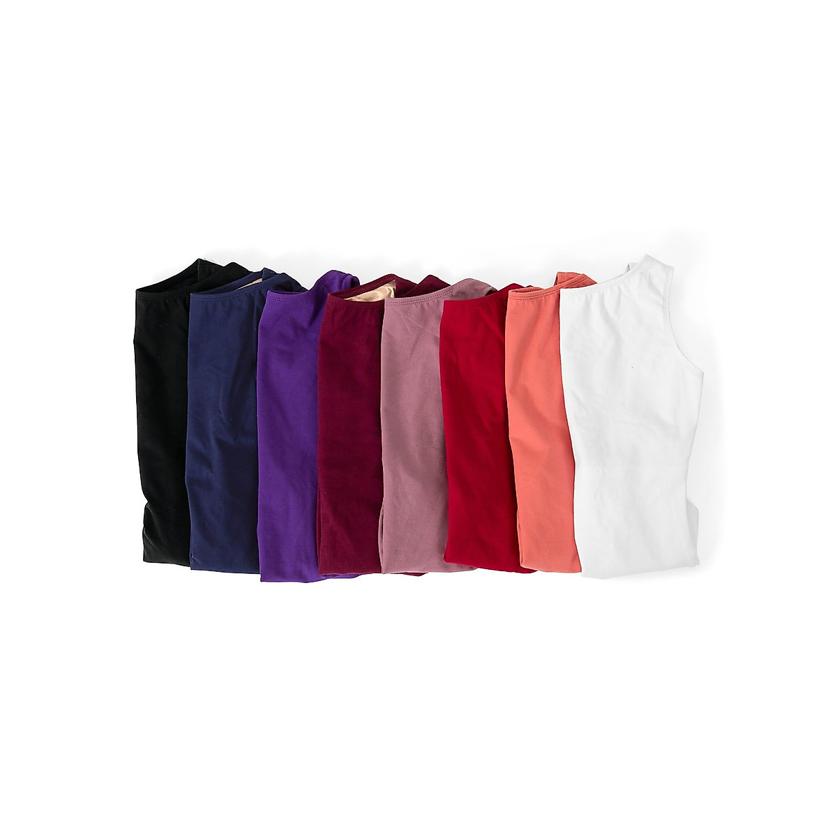 Theatricals Womens Cotton Pinched V-Back Tank Leotard Black L TH5556