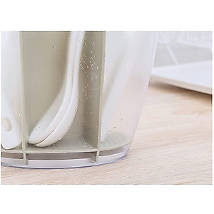 ceramic Utensil Caddy Creative Home Kitchen, Removable and Washable Chopstick Drain TubeSimple and Multi-Purpose Plastic Tableware Storage Tube Pen Holder chopstick holder (Color : Green)