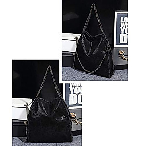 JOTHIN Large Crossbody Bags for Women Tote Bag for Women Womens Shoulder Bags Chain Purse Designer Handbags for Women(Black)