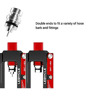 Juscycling Bike Hydraulic Disc Brake Hose Line Cutter and Needle Barb Driver Tool, Bicycle Hose Cutting Machine Compatible with Shimano, SRAM Hose, with 2 Spare Blades and Pushing Needles