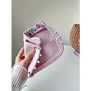 Premium Cute Soft Silicone Cat Pattern Tablet Case with Built-in Foldable Kickstand Shockproof Cover Case for iPad Air 1/ iPad 5 9.7"