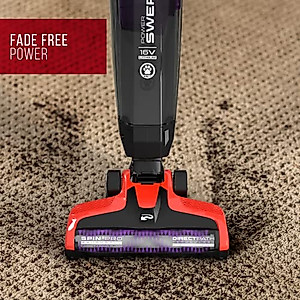 Dirt Devil Power Swerve Pet, Lightweight Cordless Stick Upright Vacuum Cleaner, For Carpet and Hard Floors, BD22052, Red