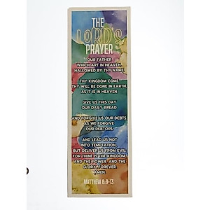 The Lord's Prayer Bookmarks Religious Bookmarks Church Supplies Inspirational Gifts Vacation Bible School (50 Count)