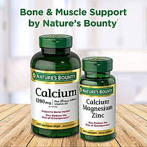 Natures Bounty Calcium Plus Vitamin D3 1200 miligram Capsules - 120 Ea, Pack of 3