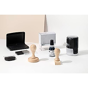 Stamp by Me | from The Library of | Custom Book Embosser Stamp | Floral Book Stamp | Personalized Teacher Stamp | Custom Library Stamp | Custom rubber stamp (Rubber Stamp)