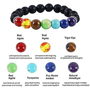 520pcs Natural Gemstone Beads, Mixed 8mm Healing Natural Stone Bead Rock Loose Gemstone Beaded for DIY Bracelet Necklace Essential Oil Jewelry Making Bulk