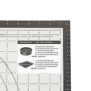 Tovolo Pro-Grade Sil Pastry Mat w/Reference Marks for Baking, Food and Meal Prep, Cooking and More 25" x 18"