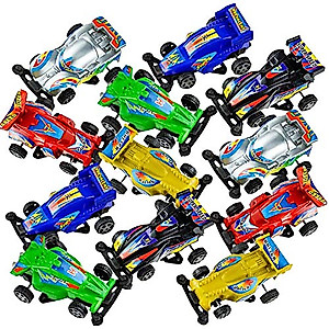 ArtCreativity 2.5 Inch Pull Back Race Cars for Kids, Set of 12, Pullback Toy Cars in Assorted Colors, Birthday Party Favors for Boys and Girls, Goodie Bag Fillers, Small Carnival and Contest Prize
