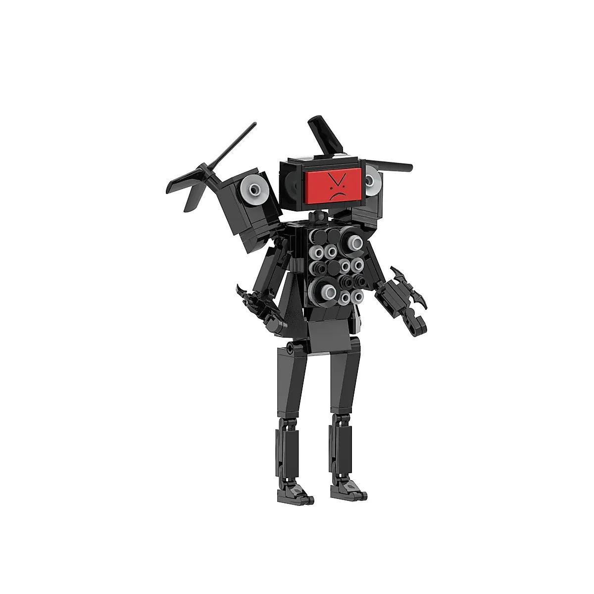 Mihjiot Skibidi Toilet Man Titan Skibidi Toilet Titan Tv Man Camera Man Titan Speakerman Toy Building Blocks Set Toy Ideas Toys Kids Toys Gift for Kids 6+ Boys or Girls (3 Pcs)