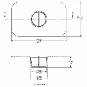 Caplugs 99191876 Plastic Covers for Split-Flange Connections. SFP-24, PE-LD, to fit SAE 3000 lbs. 4 Bolt Hydraulic Flanges. Flange Dash -24 Flange Size 1 1/2", Red (Pack of 100)