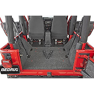 Bedrug - Jeep Cargo Kit | 1997 - 2006 Jeep Wrangler TJ, Cargo Liner w/ Tailgate Liner | Grey - 4 pc. | BRTJ97R