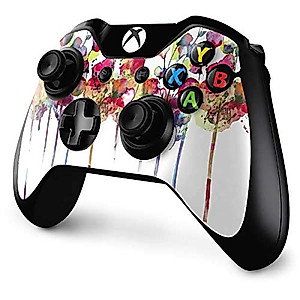 Skinit Decal Gaming Skin Compatible with Xbox One Controller - Originally Designed Painted Flowers Design