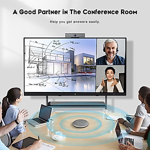 TIBURN Interactive Whiteboard Smartboard Board 75" R2 Pro 4K UHD Touch Screen Smart Board (Electronics whiteboard with Removable Stand, Conference Camera, Conference Speaker)