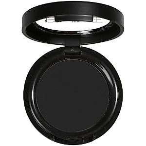 ISMINE Single Black Matte Eyeshadow Powder Palette High Pigment, Longwear, Intense Color Best Black Eyeshadow