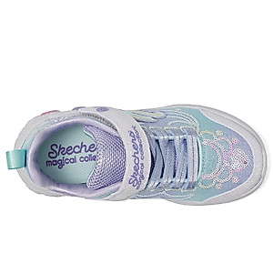 Skechers Kids Kids Princess Wishes Sneaker, Lavender/Multi, 10 US Unisex Toddler