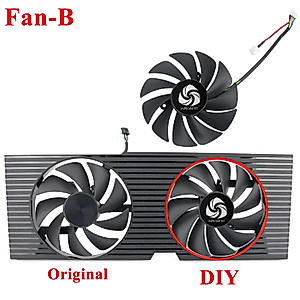 DIY PLA09215B12H GPU Cooling Fan for OEM Dell Nvidia RTX 3070 3080 3090 Graphics Card Cooler