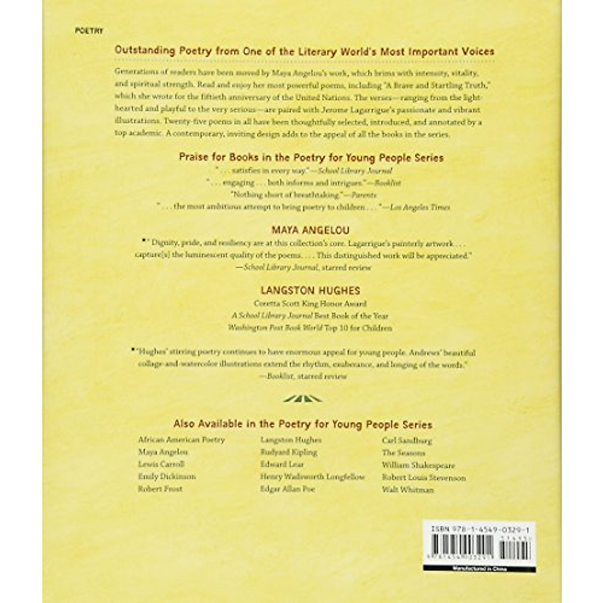 Poetry for Young People: Maya Angelou