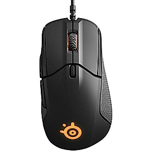 SteelSeries Rival 310, Optical Gaming Mouse, RGB Illumination, 6 Buttons, Rubber Sides, On-Board Memory (PC / Mac) - Black