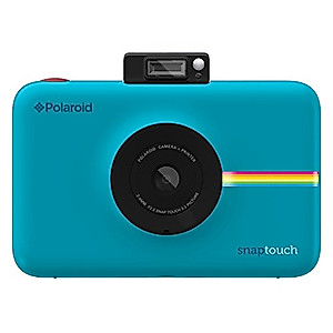 Zink Polaroid Snap Touch Portable Instant Print Digital Camera with LCD Touchscreen Display (Blue)