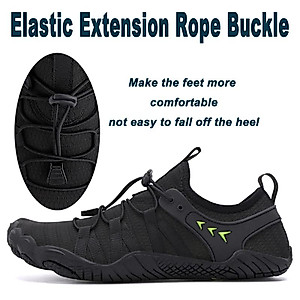 Water Shoes Men Women Barefoot Shoes Outdoor for Beach Aqua Swim Pool River Water Quick Dry Boating Fishing Diving Surfing with Yoga Aerobics