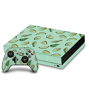 Head Case Designs Officially Licensed Andrea Lauren Design Avocado Art Mix Vinyl Sticker Gaming Skin Decal Cover Compatible With Xbox One X Console and Controller Bundle