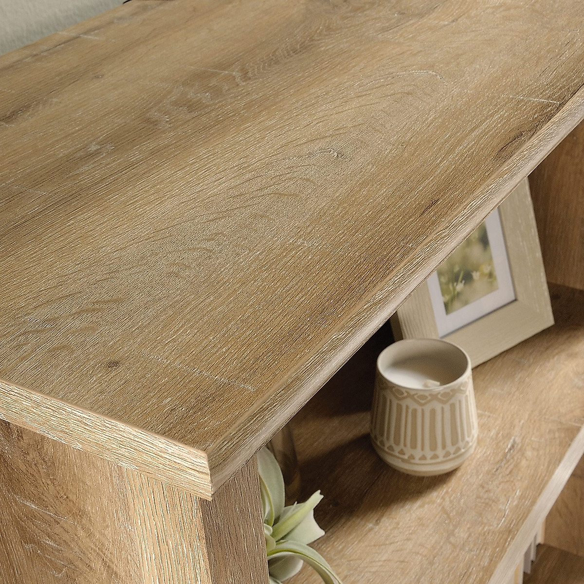 Sauder Garden Villa Tall Bookcase/Pantry cabinets, Orchard Oak Finish