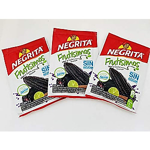 Chicha Morada Negrita with Stevia 35 gr,3 pack 2 liters each pack.Made in Peru.