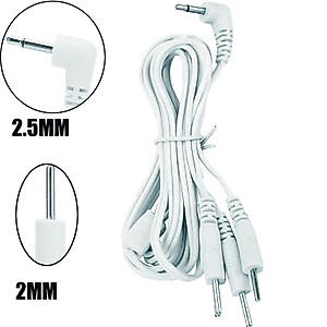 2mm Electrode Wires Cable for TENS Machine Connector Lead Wires,Unit Lead Wires for TENS Electrodes-Pin Electrode Wires-1 to 4,10PCS/Bag (10)