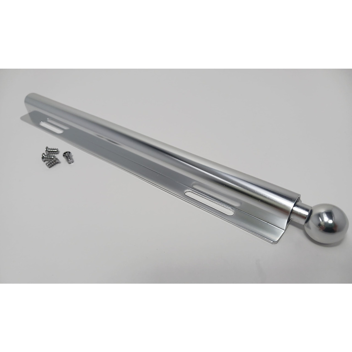 12-Inch Long Expendable and Reversible Pullout Closet Wardrobe Valet Rod with Installation screws (Matte Brass)