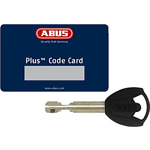ABUS U-lock Granit Plus 470 and SH B Bracket, Bike Lock with Plus Cylinder for Tamper Protection, ABUS Security Level 12, Black, 23 cm
