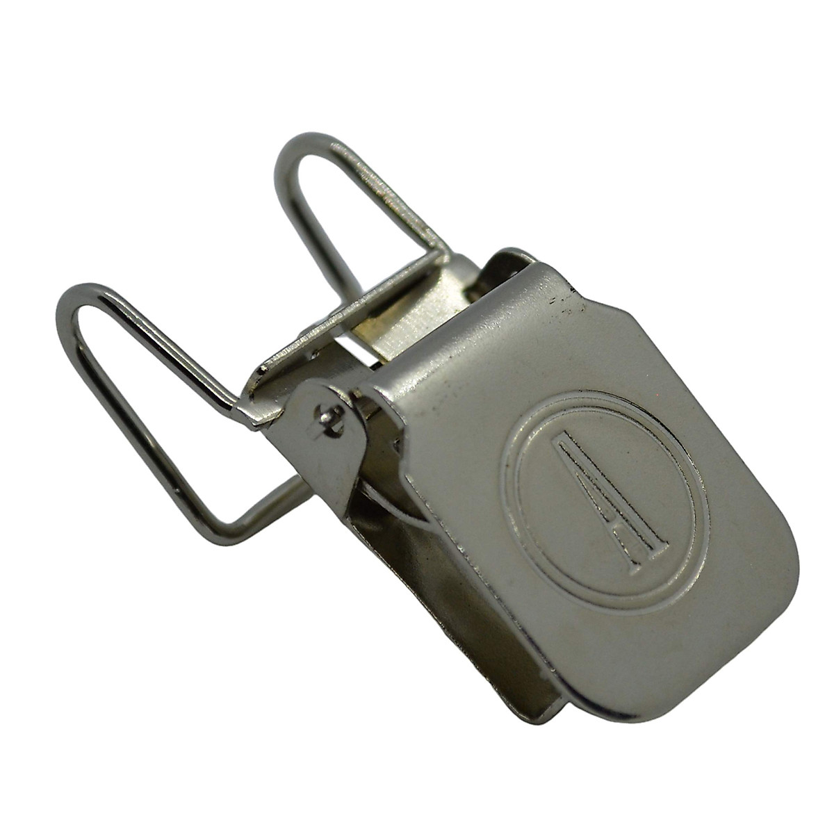 ANDUSTRIAL - Small Strong and Durable Nickle Plated Steel Clips/Clamps for Displaying Rug, Tapestry, Hides, Quilts, Mats, Towels, Linen On Wall - Wire Backed Alligator Clips - Silver, 10 Clips