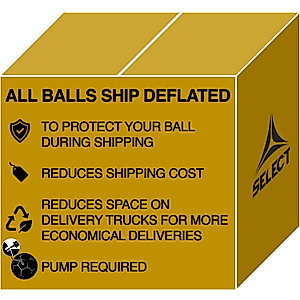 Select Blaze DB V22 Soccer Ball, 8-Ball Pack with Duffle Ball Bag and Hand Pump, White/Red/Blue, Size 5