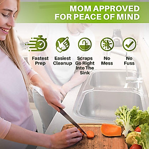 XXL Bamboo Cutting Board and Food Grade Oil Spray by Greener Chef