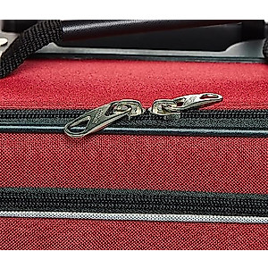 American Tourister Fieldbrook XLT Softside Upright Luggage, Red/Black, 3-Piece Set (BB/21/25)