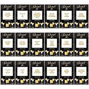 Bachelorette Party Drinking Games - Drink If Games Scratch off Cards - Perfect for Girls Night Out Activity,Bridal Showers,Bridal Parties,Wedding Showers,Engagement and Birthday Party - 40 sheets