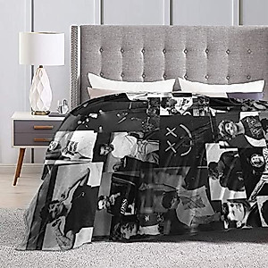 GingerDHallberg Throw Blanket Louis Singer Tomlinson Lightweight Flannel Blanket Air Conditioning Blankets for All Season 40"x30"