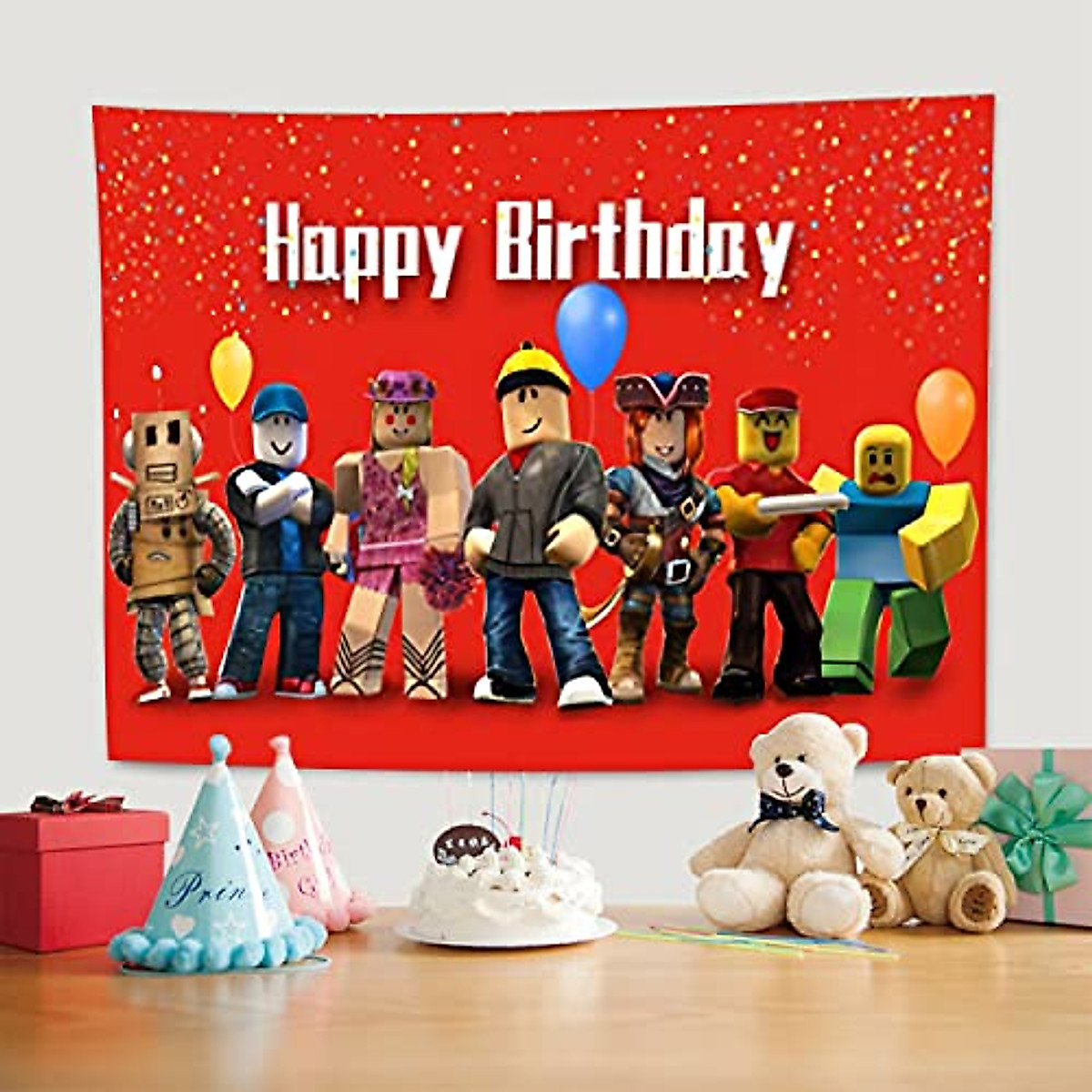 Robot Themed Birthday Party Supplies Vinyl Robot Backdrop Photography Tapestry Perfect Party Decoration for Boys and Girls 5x3ft