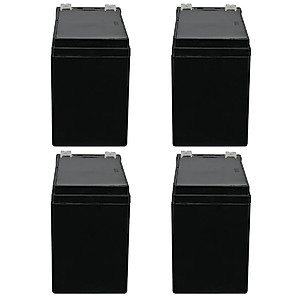 PowerStar 12V 9AH SLA Battery Replaces CP1290 6-DW-9 HR9-12 PS-1290F2-4PK