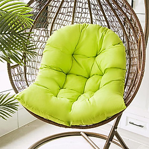 Samtiny Hammock Swing Chair Cushion, Hanging Basket Seat Cushion Pillow, Soft Hanging Egg Chair Back Cushions Pads, for Indoor and Outdoor Garden Offices