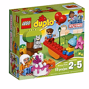LEGO DUPLO My Town Birthday Party 10832, Preschool, Pre-Kindergarten Large Building Block Toys for Toddlers