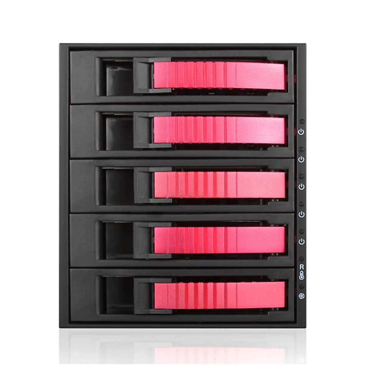 Istar BPU-350HD-RED 3X 5.25 to 5X 3.5 2.5" 12Gb/s HDD SSD Hot-swap Rack