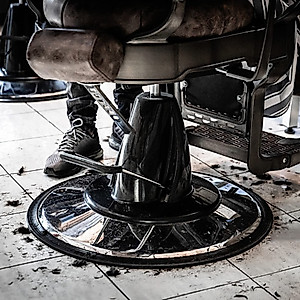 MoyRetty 22.8" Salon Chair Rubber Base Ring, Salon Equipment Floor Protective Rubber Ring Gasket,Hydraulic Styling