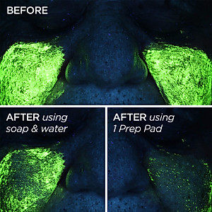 Beauty Bioscience BeautyBio GloPRO Prep Pads Clarifying Skin Cleansing Wipes and SteriGLO Peptide, 30 Count