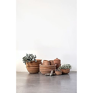 Creative Co-Op Unglazed Bowl, 1.5", Natural Terracotta
