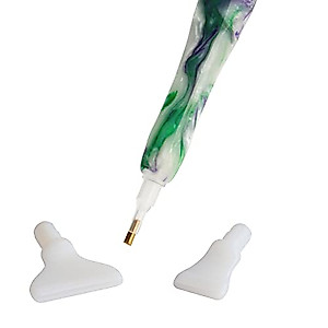 DIAMOND ART CLUB Premium Drill Pen, Comfortable Diamond Painting Pen, Diamond Art Accessories and Tools, 2 Pack, Carnival Delight and Royal Rhapsody Swirl