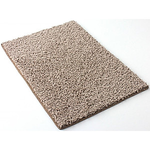 KOECKRITZ 9’x12’ Beige Area Rug. Frieze Plush Textured Carpet for Residential or Commercial use. Approximately 1/2" Thick with Binding.