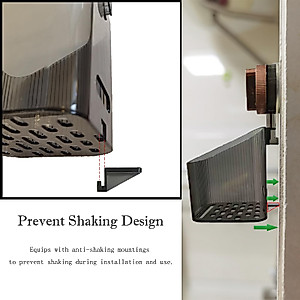 Willimp Suction Cup Corner Shower Caddy 5 Pack Shower Shelf for Inside Shower Corner Shower Shelves Adhesive Corner Shelf for Wall, Bathroom, Shower, Kitchen (Clear, 5pcs)