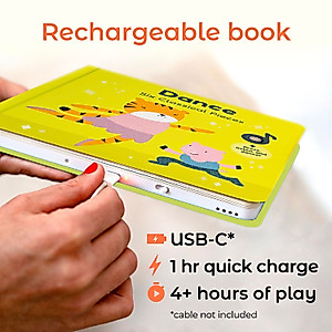 Cali's Books Dance to Classical Music - Children's Music Book for Boys & Girls - Educational & Interactive Sound Book for Babies & Toddlers Ages 2 -4 - Musical Birthday Gifts for Kids