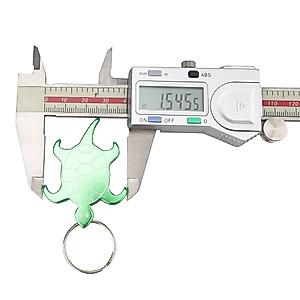 Swatom Turtle Aluminum Alloy bottle opener keychain Creative Gifts Accessories (1, Green Turtle)